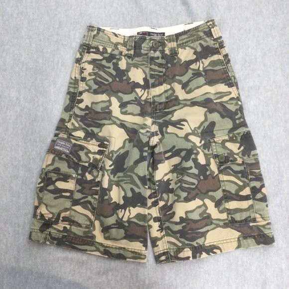 Bugle Boy | Bottoms | Vintage Bugle Boy Cargo Shorts Boys 2 Green Brown ...